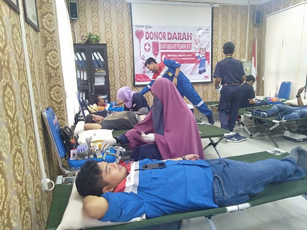 PT. Pertamina (Persero) Tarakan Melakukan Bakti Sosial Donor Darah