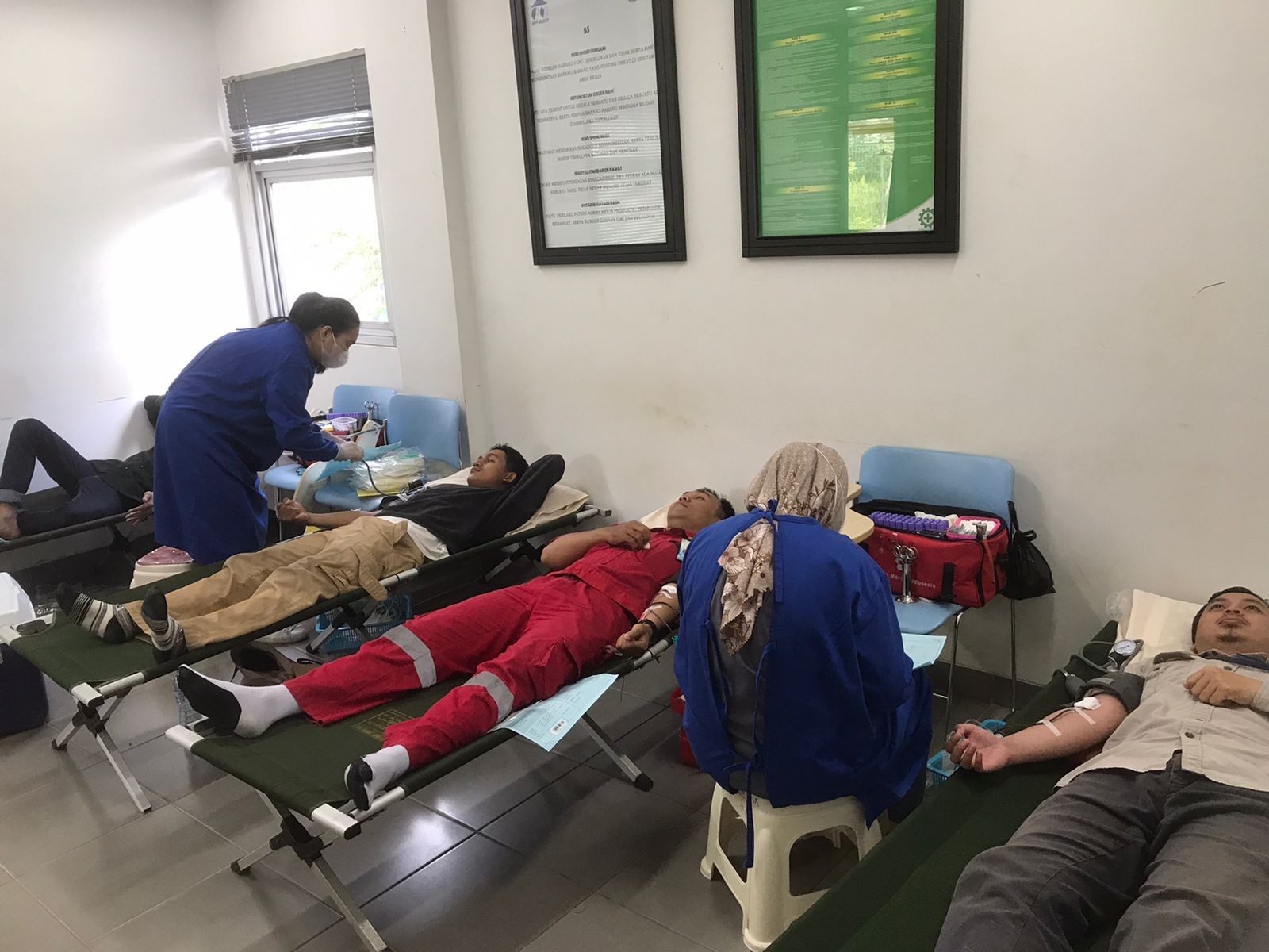 Kegiatan Donor Darah oleh PT. Kayan Marine ShipYard